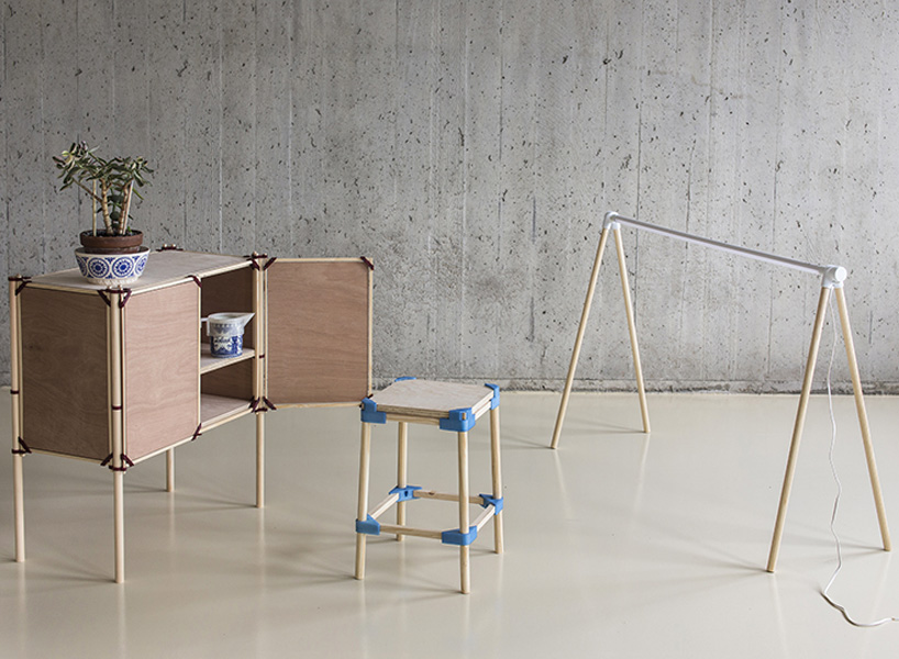as another take on DIY furniture, the process combines materials from ...