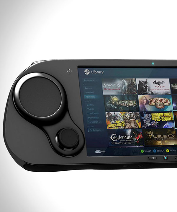 smach Z handheld games console with serious graphics power