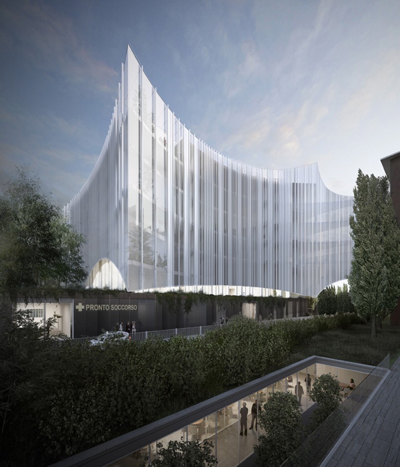 MC architects extends san raffaele hospital in milan