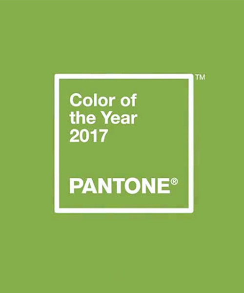 the pantone color of the year 2017: greenery