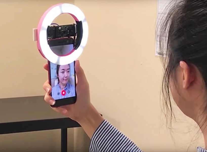 combining exclusive technologies that scan up to 500,000 reference points off the user's face ...