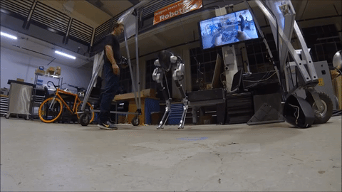 cassie the bipedal robot can walk, squat and be dropped