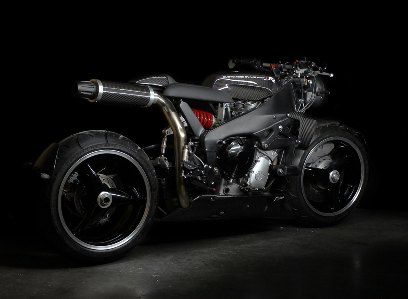 lazareth back to the future yamaha YZF R1 custom motorcycle