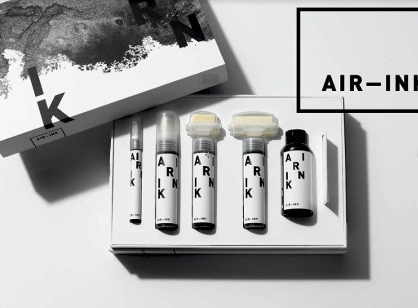 graffiky labs' AIR-INK recycles pollution into dense black ink