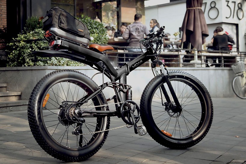 the MOAR foldable ebike packs a serious 750W engine