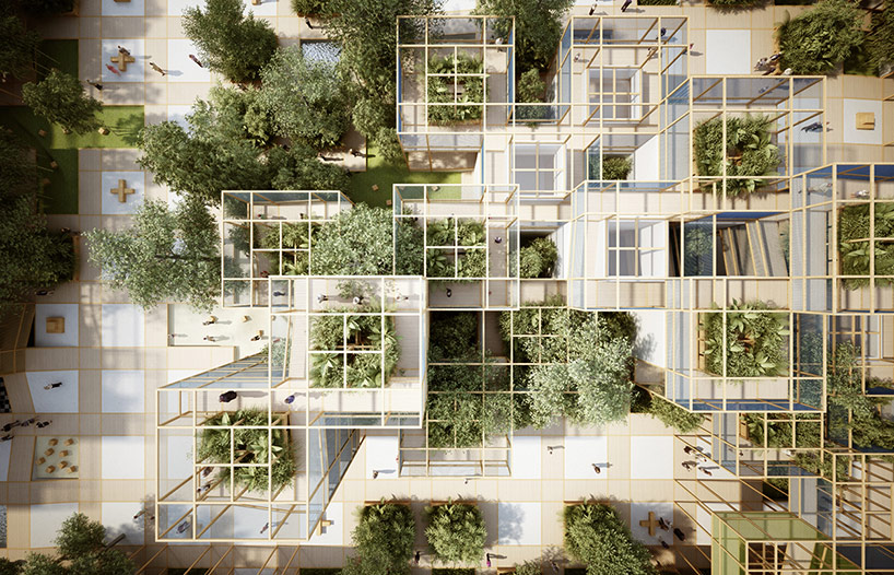 penda's modular thousand yards pavilion to headline 2019 beijing expo