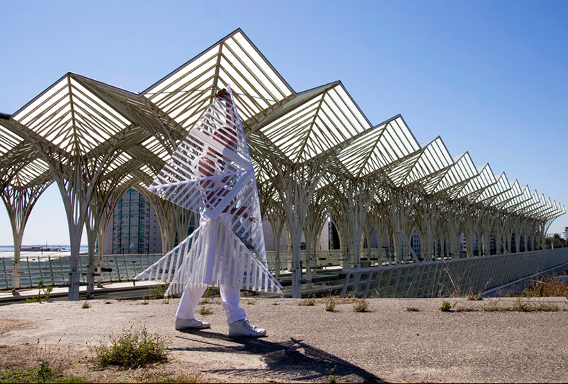 pierre kauffmann's architectural costumes amuse and amaze