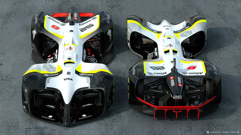 roborace unveil 'robocar'—world's first driverless electric race car