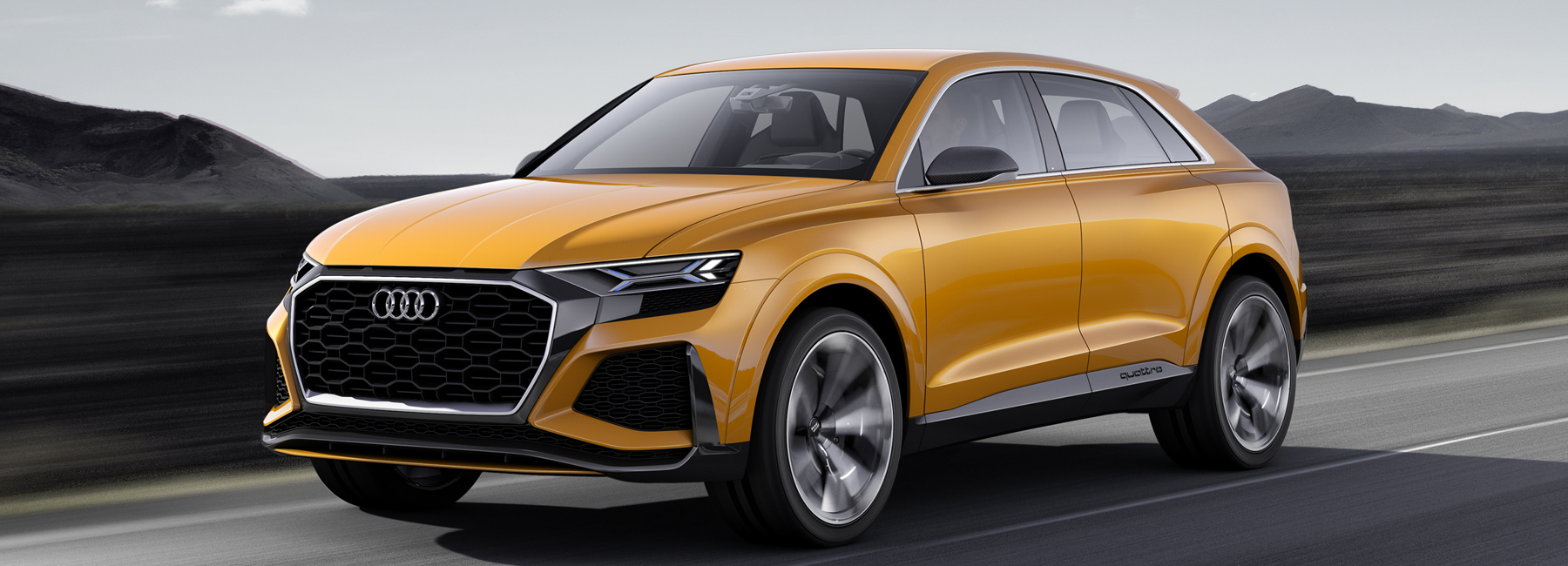 AUDI Q8 sport concept previews luxury SUV with 1190+ km range