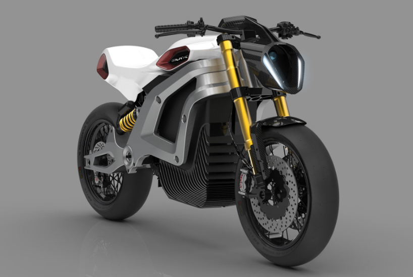 the italian volt lacama electric custom motorcycle