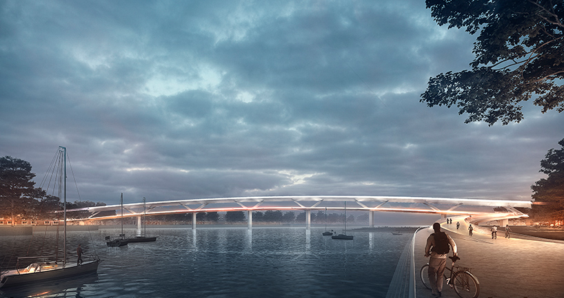 foster + partners to revitalize central ipswich with new bridges