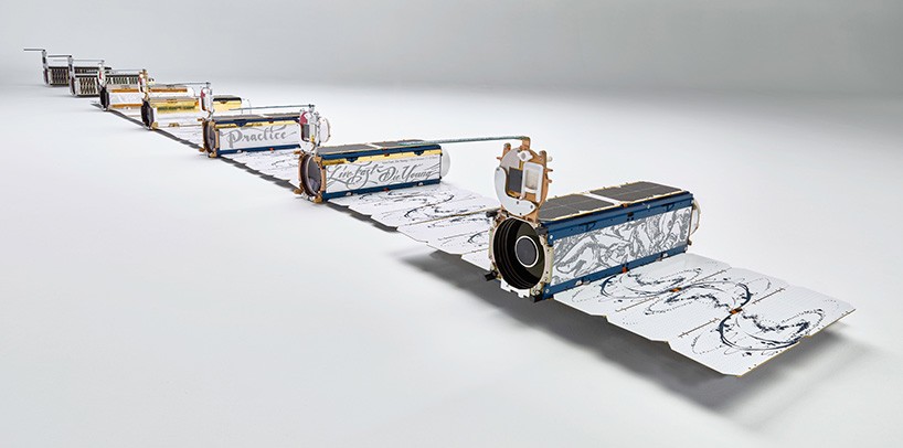 planet labs’ satellite space cameras are individually illustrated by ...