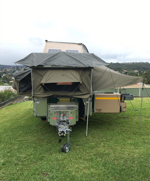 UEV 440 cape york camping trailer by conqueror australia