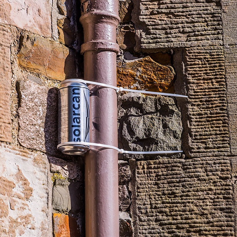 solarcan pinhole camera tracks the sun’s path through the sky