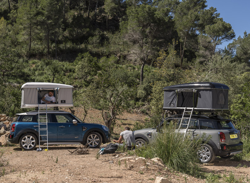 autohome designs a roof tent for the MINI countryman