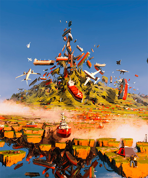 dive into the digital dreamscapes of alex andreev's VR paintings