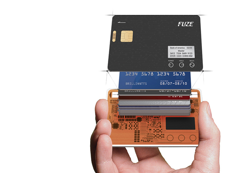 the fuze card slims down your whole wallet into one nifty smartcard the ...