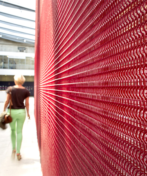 kaynemaile is a chainmail-like architectural mesh made from recycled ...