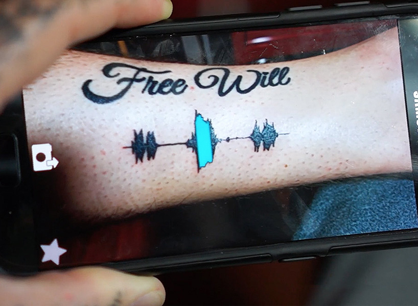 the interactive body art by LA-based startup skin motion works with an ...