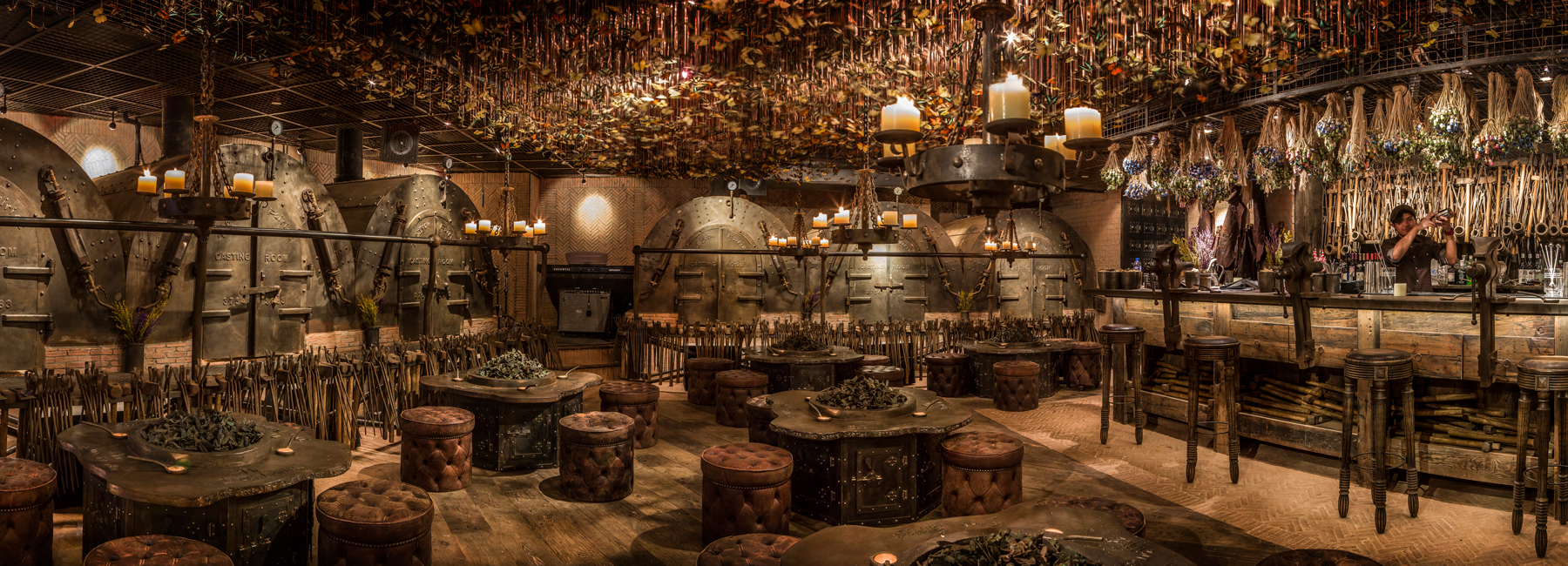 10,000 butterflies flutter over enchanting underground bar by ashley sutton