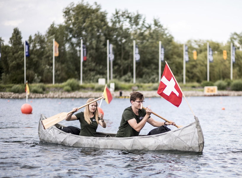 for the fabrication of this canoe's skeleton, a submillimetre thin ...