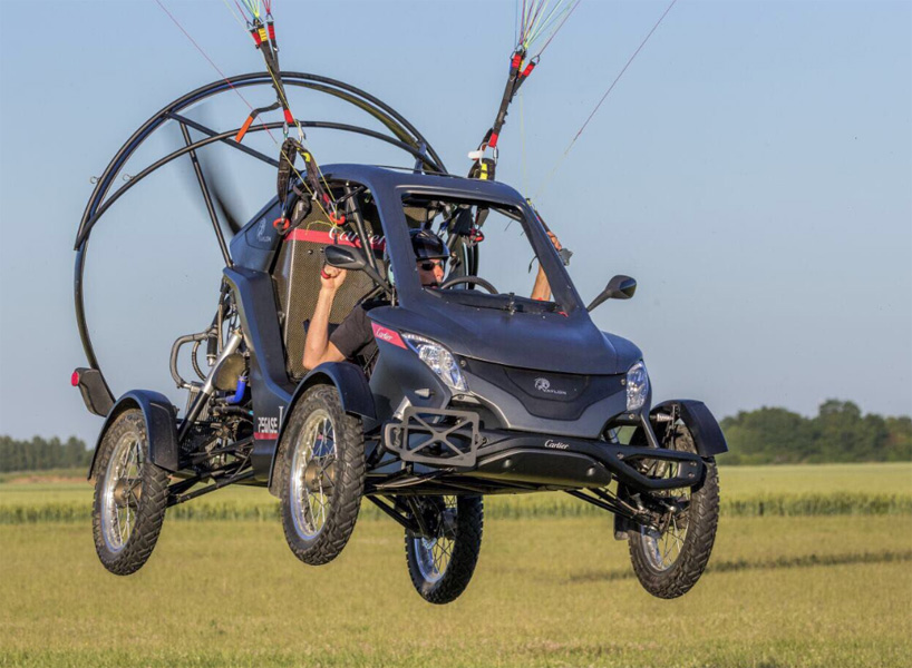 french pilot bruno vezzoli successfully glides over the english channel ...