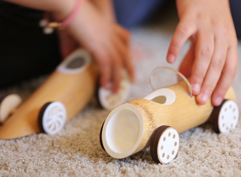 made of bamboo's toy cars are hand crafted using eco-friendly materials ...