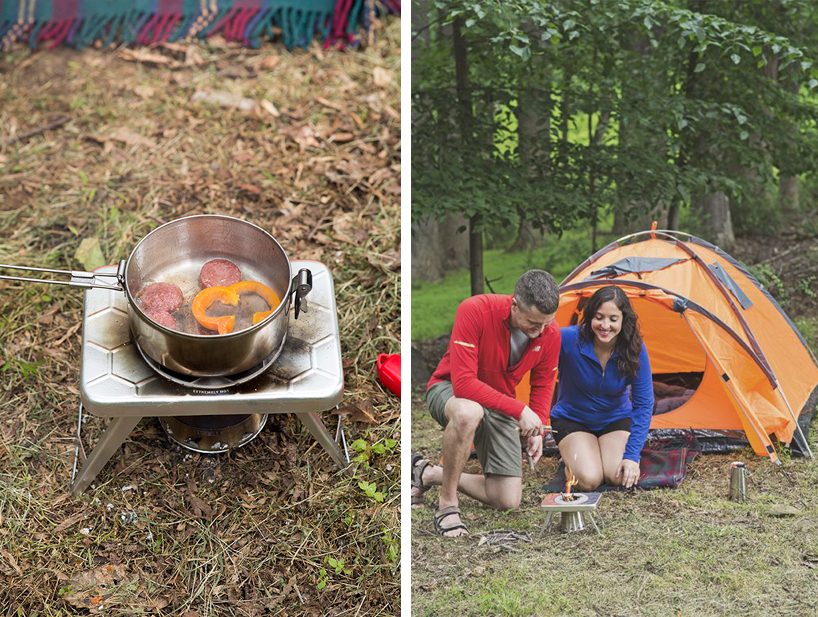 ncamp twig-burning stove is made for backpacking