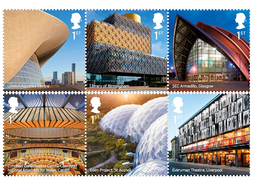 the release illustrates ten of britain's most recognizable structures ...