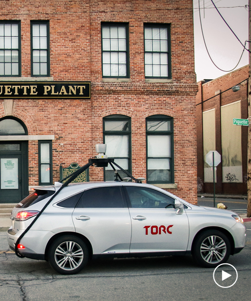 torc self-driving car travels to detroit and back