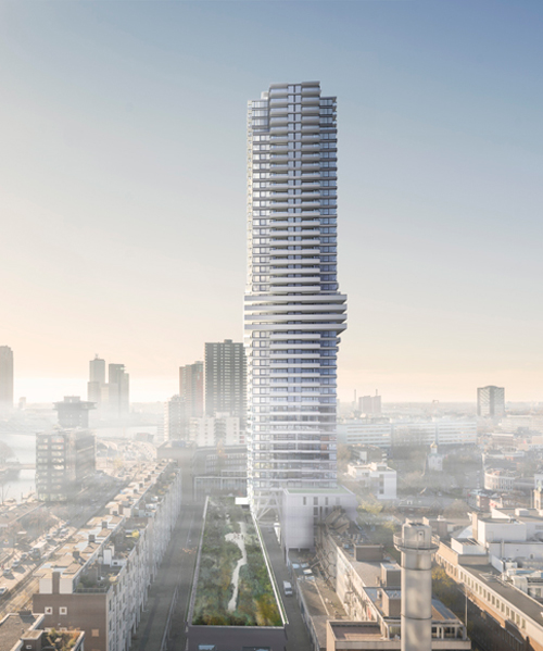 V8 architects plans to build a 150 meter high residential tower in the ...