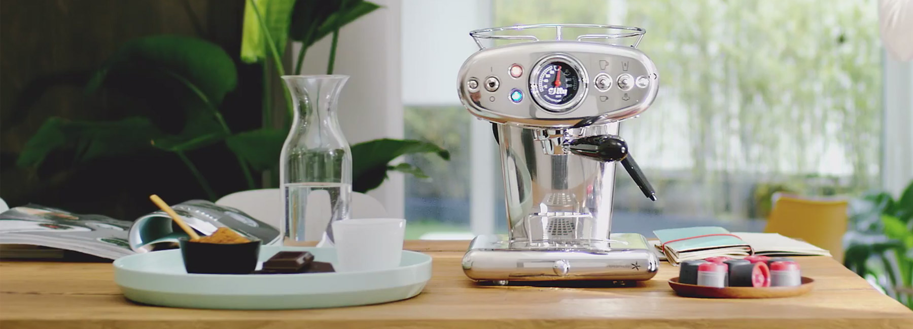 luca trazzi updates illy X1 espresso machine for anniversary edition