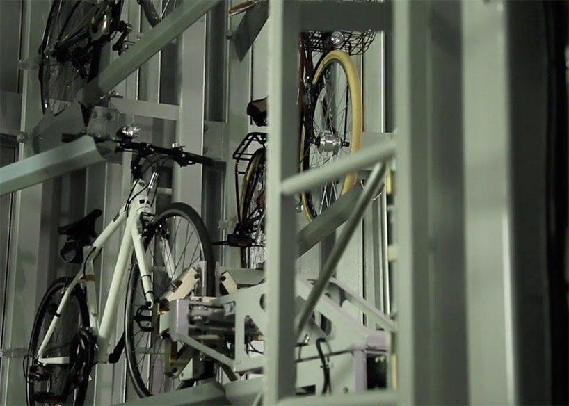 ECO cycle, an automated underground parking for bicycles in japan