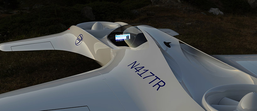delorean aerospace's DR-7 is a flying car built like an F1 race car