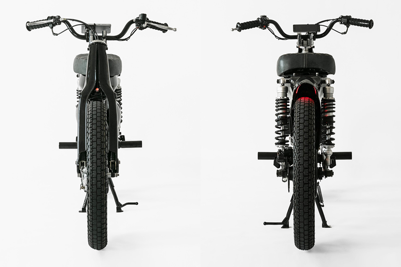 the honda eCUB electric scooter by shanghai customs