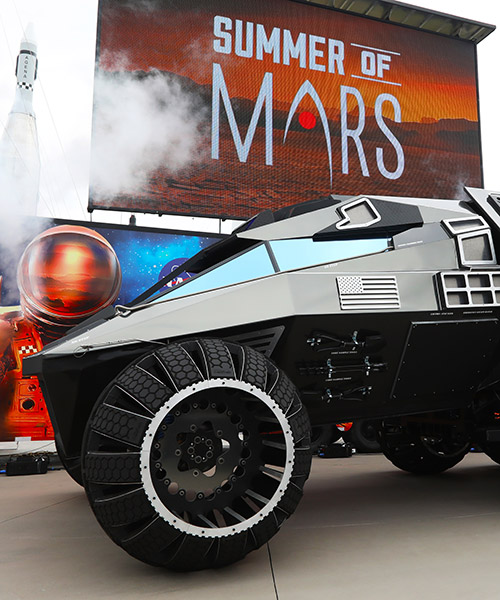 NASA unveils futuristic mars rover concept vehicle