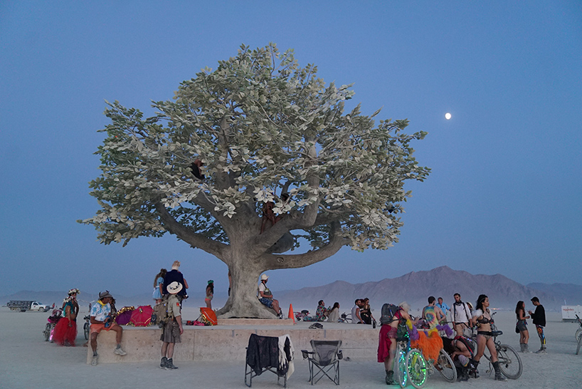 tree of ténéré team collaborates with studio drift at burning man 2017