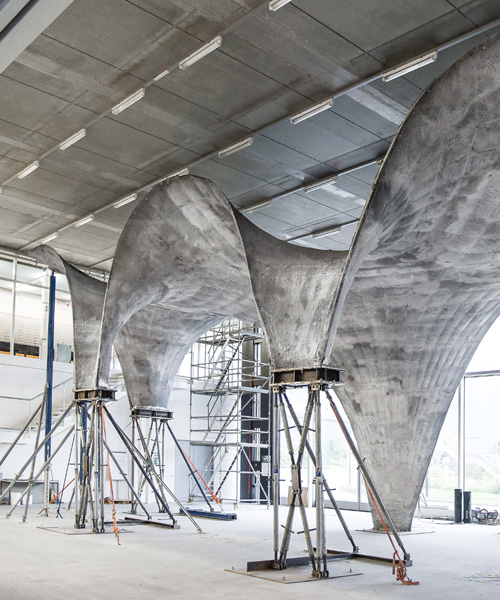 ETH zürich crafts ultra-thin curved concrete roof