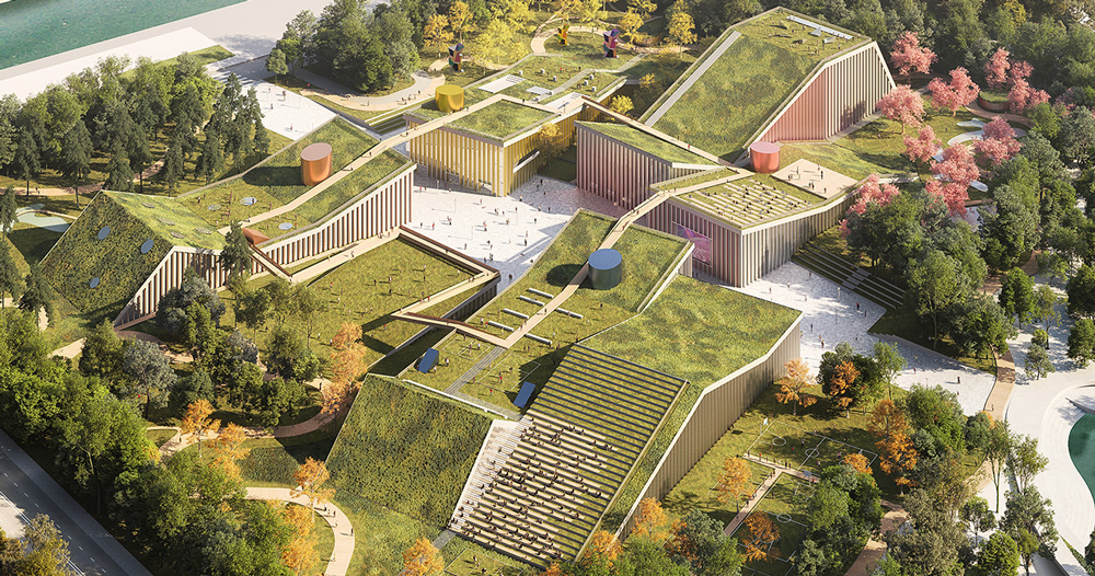 Futuristic Park Design