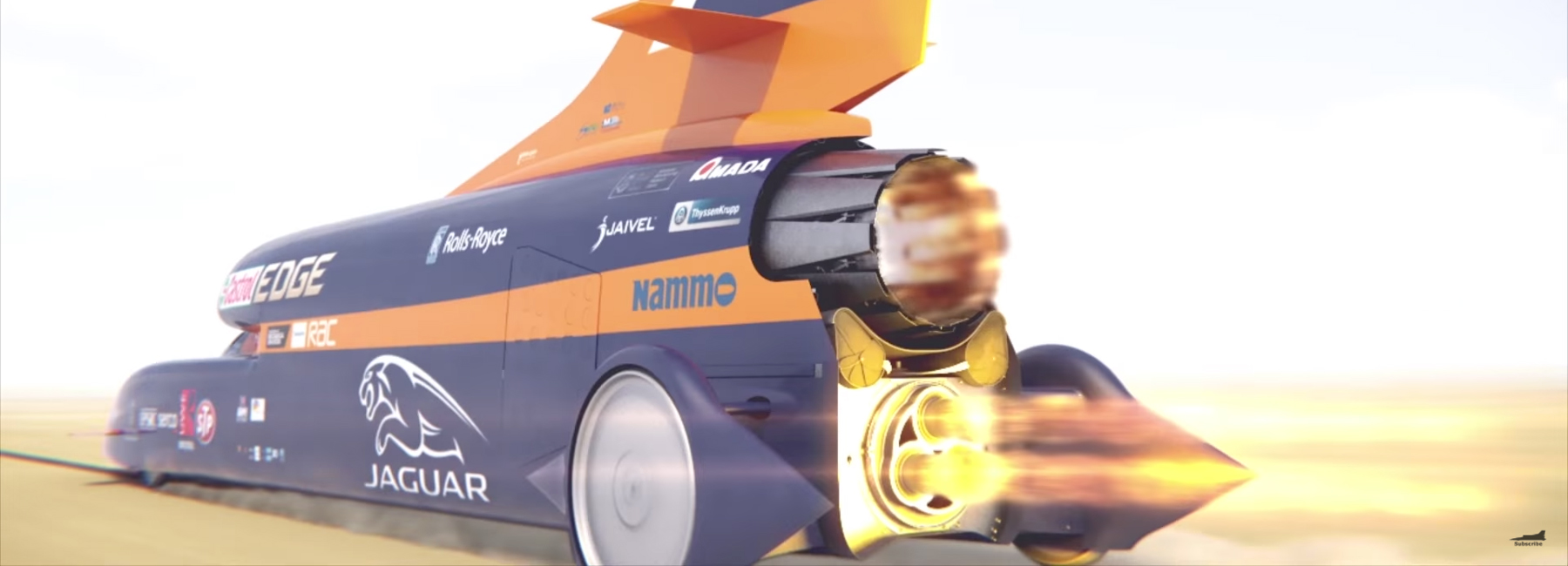bloodhound SSC races the only supersonic car to travel faster than the ...