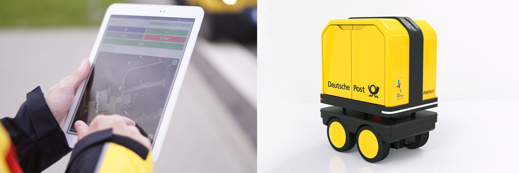 deutsche post launch testing of autonomous robot PostBOT