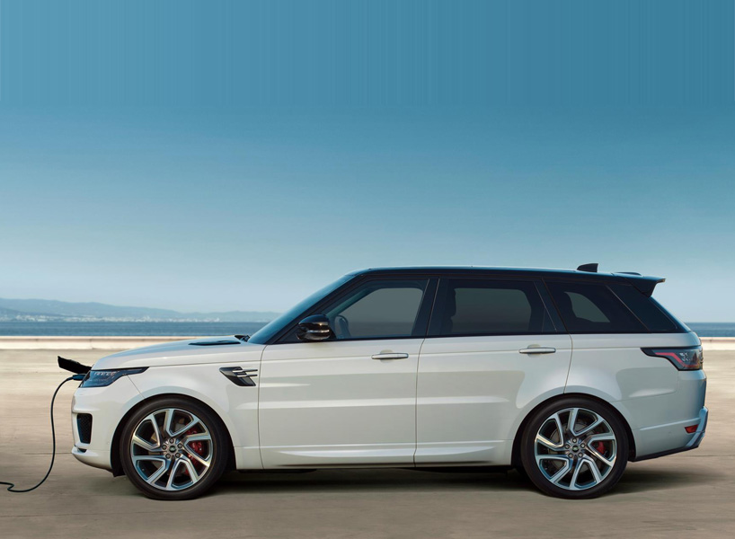 jaguar land rover reveals its hybrid-electric SUV, the range rover ...