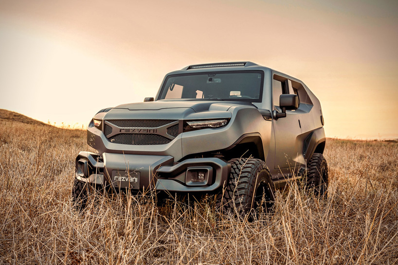 rezvani's tank SUV is an extreme tactical urban vehicle with 500-HP