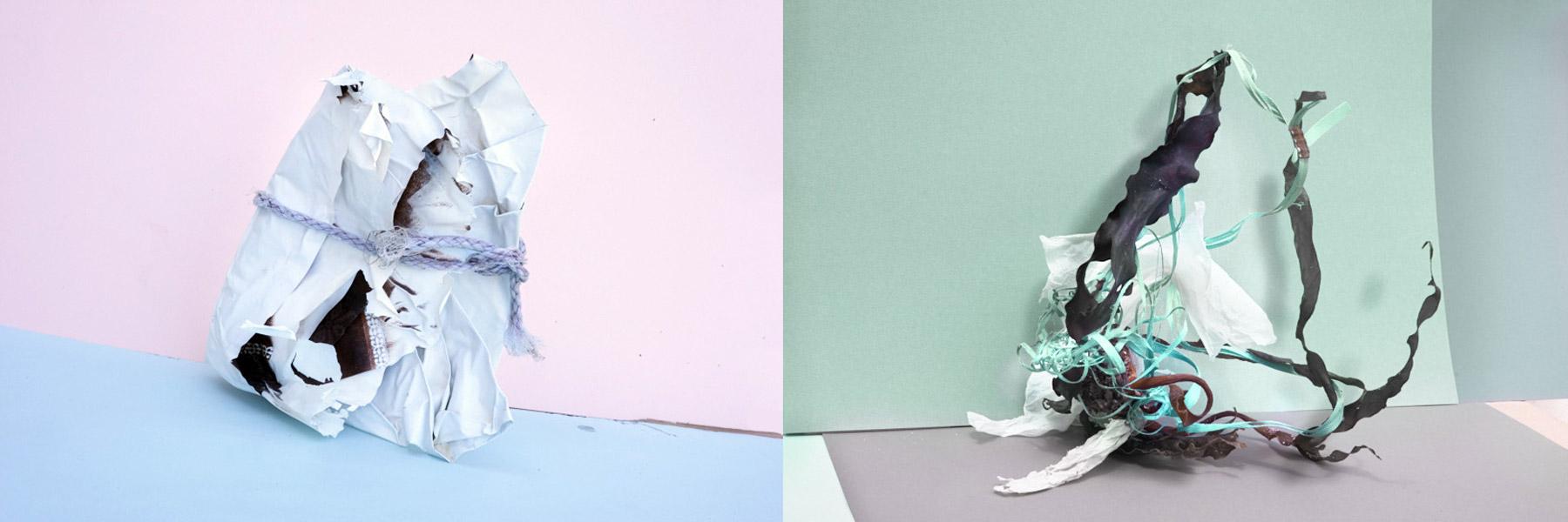 thirza schaap 'plastic ocean' series turns trash into sculptural still ...