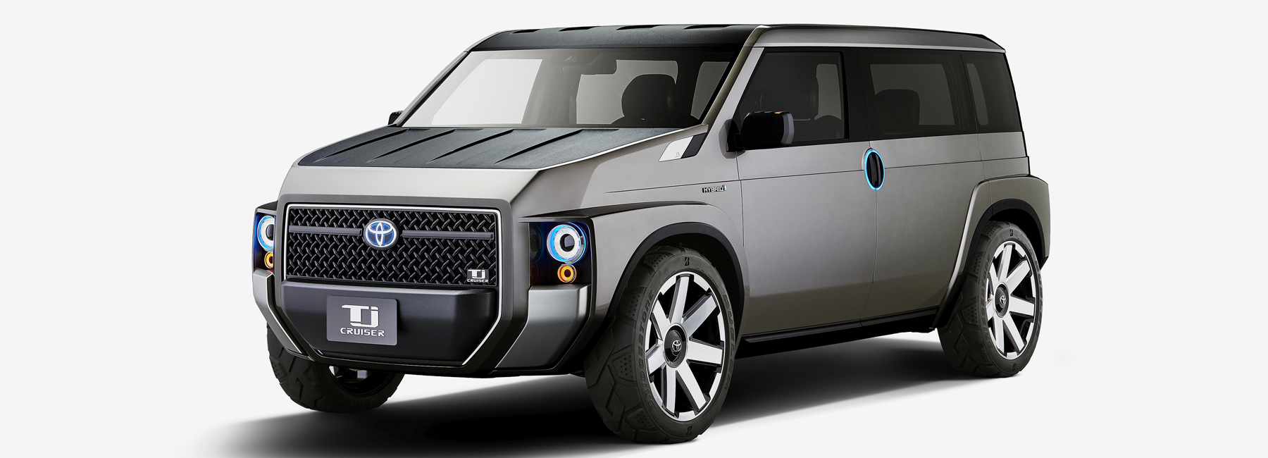 toyota TJ cruiser incorporates the strengths of a van with an SUV