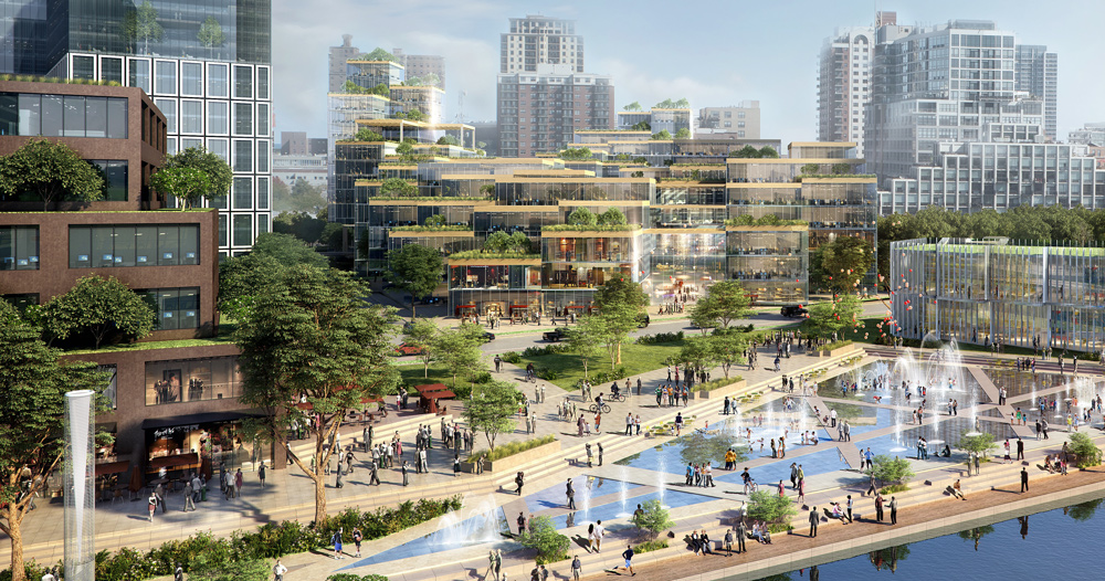 'the 78' will extend the chicago loop with a vast riverside neighborhood