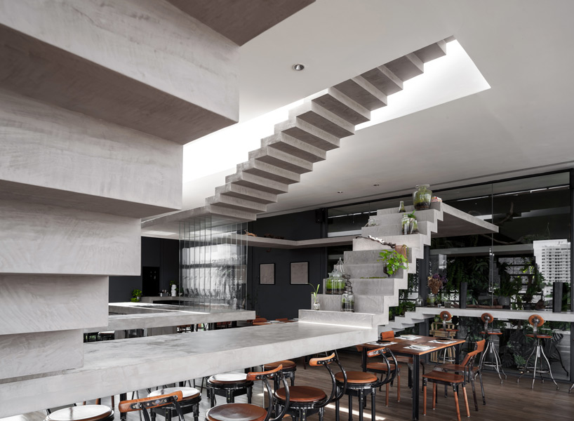 for this bangkok restaurant, the design team created an intricate ...