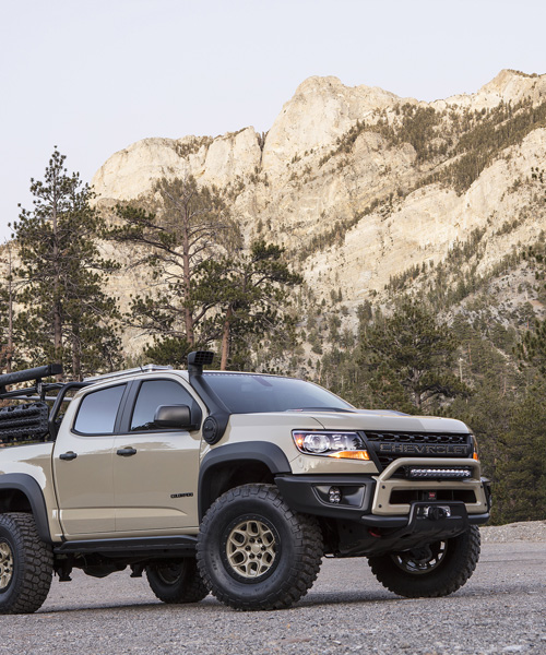 chevrolet + AEV reveal the colorado ZR2 concept truck at SEMA 2017
