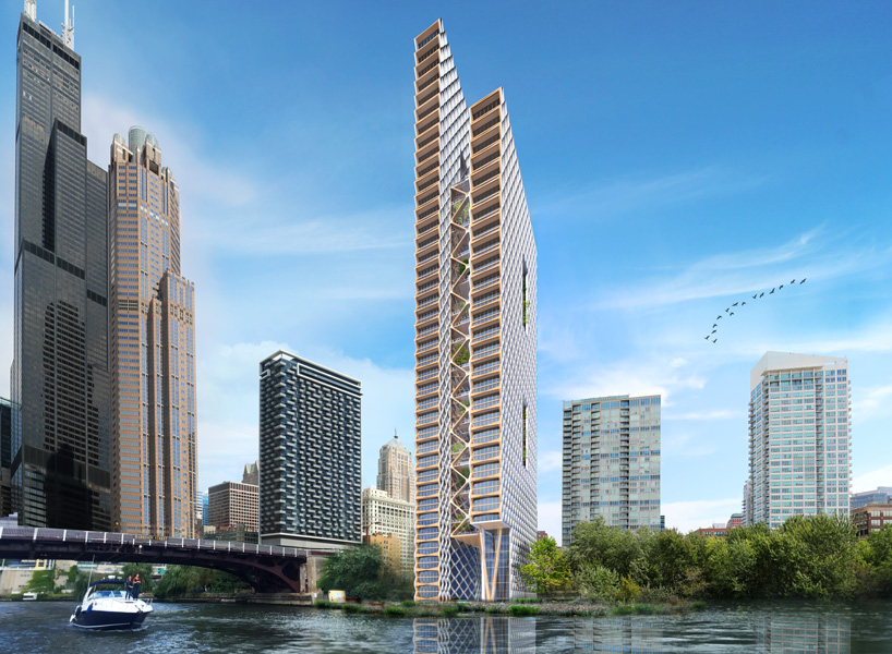 proposed wooden skyscraper by perkins + will explores the potential of ...