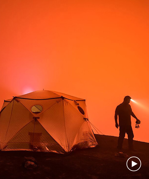 pop-up 'SHIFTPODS' provide comfortable shelter in seconds